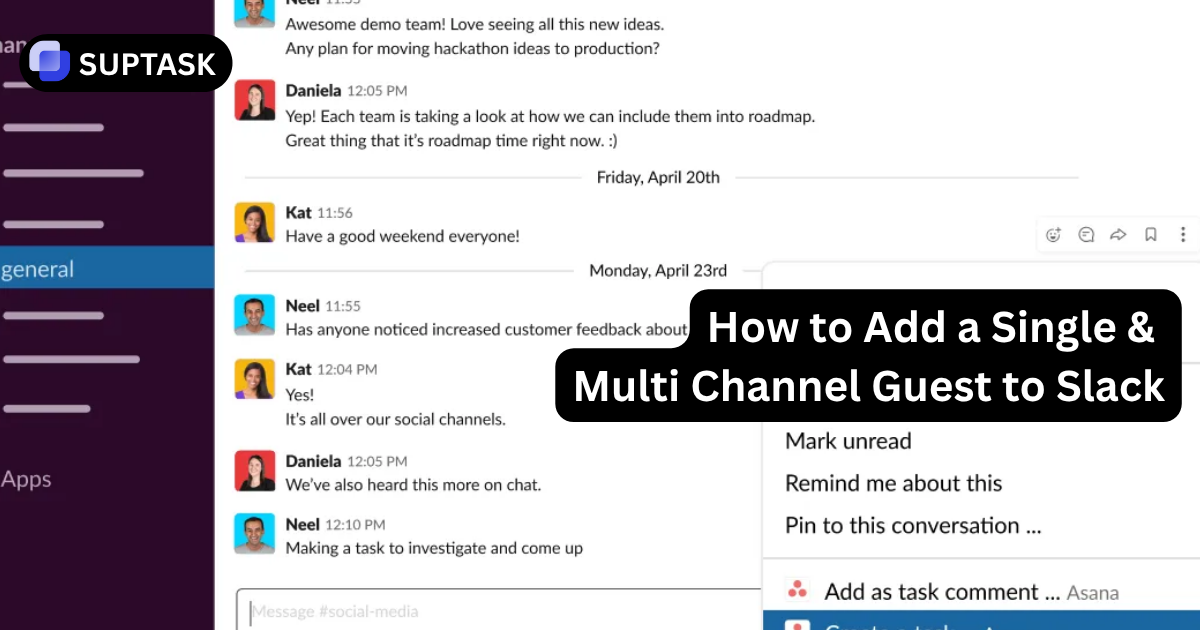 How to Add a Single & Multi Channel Guest to Slack